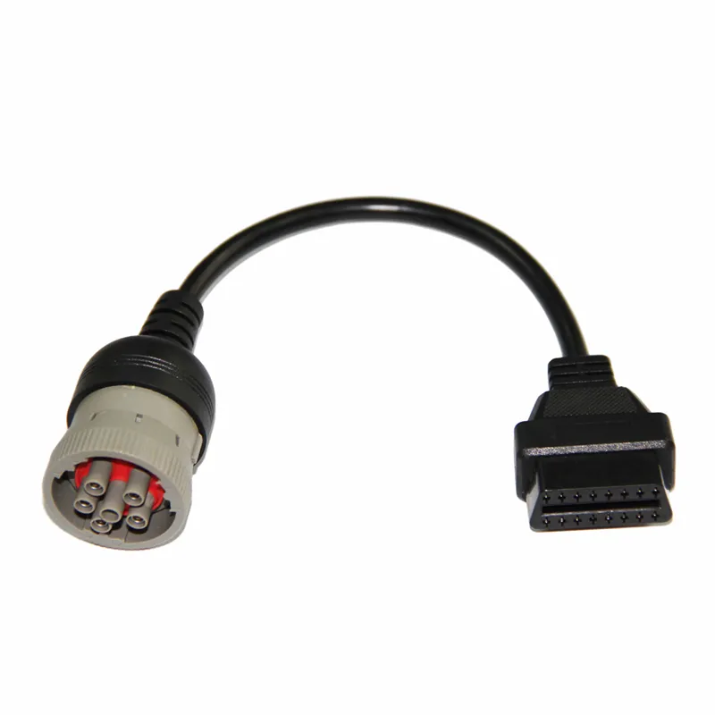 SAE J1708 to OBD2 16-Pin Adapter Cable - Heavy Duty Truck Diagnostic ...