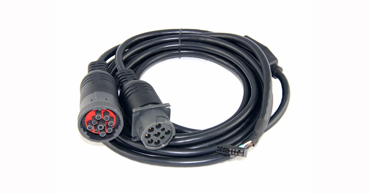 OEM Cummins J1939 Diagnostic Cable | 9-Pin to 16Pin Cable