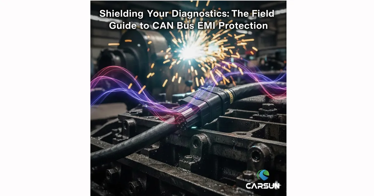 CAN Bus EMI Protection Guide | Shielded Diagnostic Cable